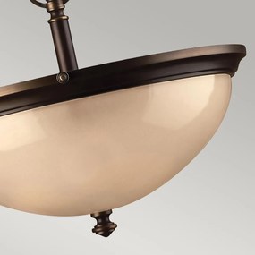 Luxusní retro lustr Elstead MAYFLOWER PC/rustikální bronz/3xE27