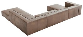 Světle hnědá kožená rohová pohovka (pravý roh) Madame – Windsor &amp; Co Sofas