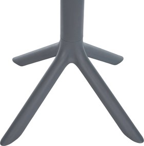 Stůl Lacota kulatý 60 cm – antracitová