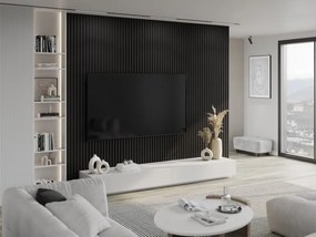 Mexen Lam-B, akustické stěnové lamely 275 × 30 cm, HDF deska 4 mm, technická dýha, eben černý, S100-275307-3015-023