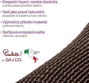 Bielastické potahy COSTINA tabáková