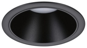 Paulmann 94871 LED Cole, bodovka v černé úpravě, 1x6,5W LED 2700K tříkrokové stmívání, prům. 8,8cm, IP44