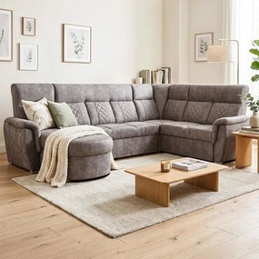 Sedací souprava BOSTON OT-III-R-II | 175x322x226 cm | pravá | EXTRA VYSOKÝ sedák a záda | VÝBĚR TKANIN