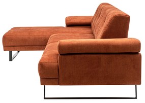 Atelier del Sofa Rohová sedací souprava Mustang Large Left - Orange, Oranžová