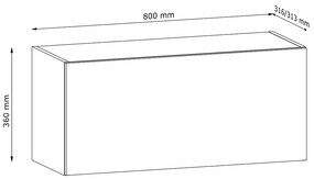 LANGEN ap | horní skříňka G80K | push open | artisan