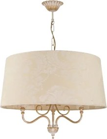 Brilagi - Lustr na řetězu SONIA 3xE27/15W/230V pr. 56 cm krémová/patina