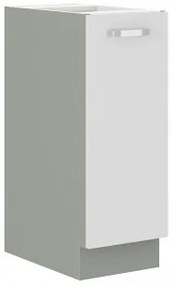 FALCO Kuchyňská skříňka Bolzano 30 D CARGO BB bílý lesk/šedá 9575