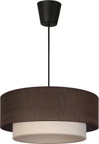 Brilagi - LED Lustr na lanku BOHO ECO 1xE27/10W/230V pr. 40 cm hnědá/krémová