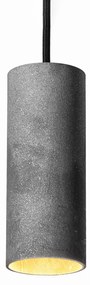 Svěšené válcové železné svítidlo Roest Vertical Dekor: Zinek, Výška: 150 mm