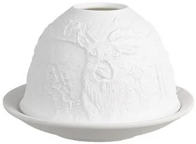 Porcelánový svícen na čajovou svíčku DEER Clayre &amp; Eef 6CE1834