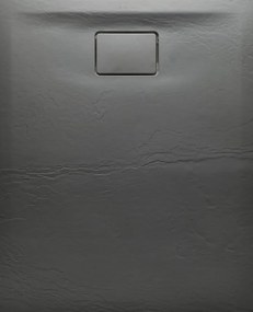 Sapho ACORA vanička z litého mramoru, obdélník 120x80x2,9cm, šedá, dekor kámen - AC024