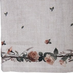 Bavlněná dámská zástěra se zajícem Natural Linen Easter - 70*85 cm