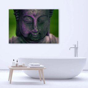 Gario Obraz na plátně Fialová hlava Buddhy Rozměry: 60 x 40 cm