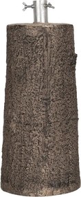 Hnědý stojan na stromek ve tvaru pařezu Christmas Tree - Ø 23*52 cm