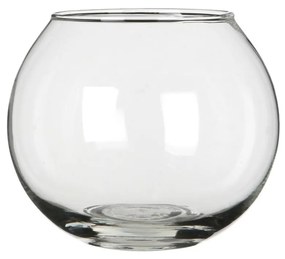 Skleněná váza boule, průměr 17 cm