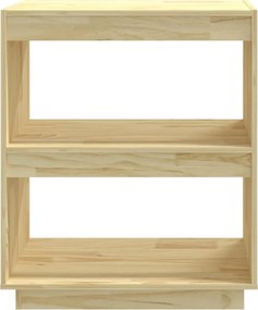 vidaXL Knihovna 60 x 35 x 71 cm masivní dřevo borovice [810861] Barva: Šedá