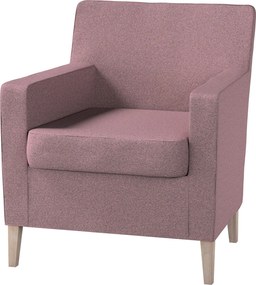 Potah na křeslo IKEA Karlstad barva růžová látka pletený vzor
