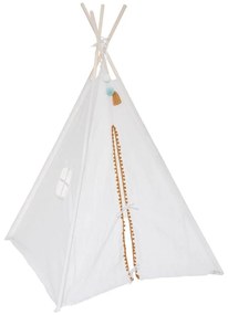 Bílé dětské teepee WAPI