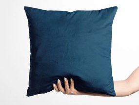 Biante Sametový povlak na polštář Velvet Premium SVP-001 Petrolejově modrý 50 x 70 cm
