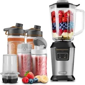 SENCOR SBL 7570SS stříbrná / smoothie mixér / 800W / 2x 300ml / 2x 600
