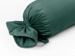 Biante Sametový polštář válec bonbon SV-036 Ledově zelený 2 15x80 cm