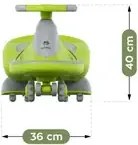 Tulano Focus 55 zelená / LED gravitační odrážedlo / pro děti od 3 let