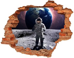 Wallmuralia Foto fotografie díra na zeď Astronaut 90x70 cm