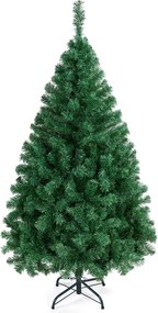 Umělý vánoční stromek Yaheetech – zelená, 183 cm (267364081065)