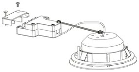 Eglo 95819 - LED podhledové svítidlo PINEDA 1xLED/4,9W/230V