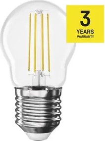 EMOS LED žárovka Mini Globe Filament E27 3,4W-40W WW / LED žárovka / t