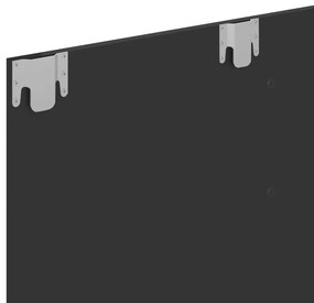 vidaXL Nástěnná TV skříňka šedá vysoký lesk 120x23,5x90 cm dřevotříska