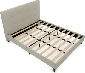 Manželská postel béžová 160x200 cm BED-M160 CRM2