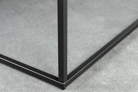 Designový konferenční stolek Haines 60 cm vzor antracitový mramor