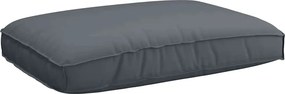 Sada polštářů Oxford látka Antracit 120 x 80 x 52 cm 3402129