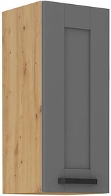 Kuchyňská skříňka LUNA 30 G-72 1F korpus: dub artisan, barva dvířek: šedá DUST