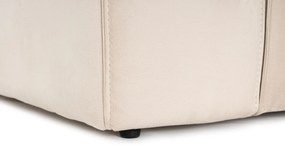 Atelier del Sofa Rohová sedací souprava Lora (L1-O1-1R-POUFFE ) - Cream, Krémová