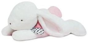 Doudou Plyšový králík s růžovou bambulkou 80 cm