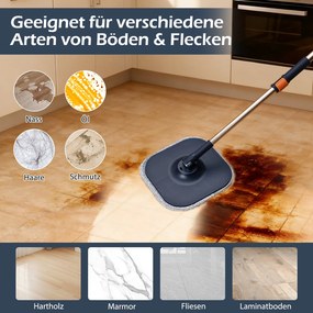 Costway Systém mopu a kbelíku s funkcí separace a ždímání odpadní vody a 360°