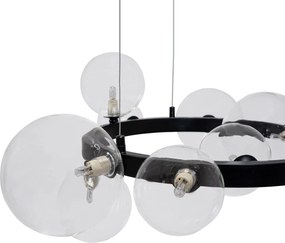 Toolight Toolight, závěsné svítidlo 10xG9 APP1159-10CP, černá, OSW-04691