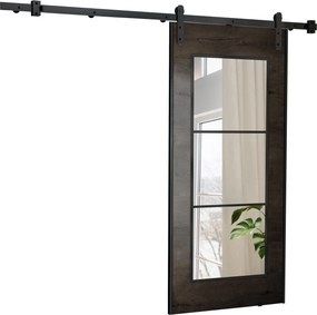 Posuvné dveře POLI 80 loft tmavý jasan