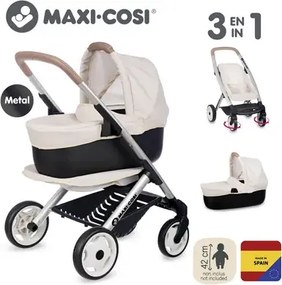 SMOBY Kočárek pro panenky Maxi-Cosi 3v1 béžová / od 3 let