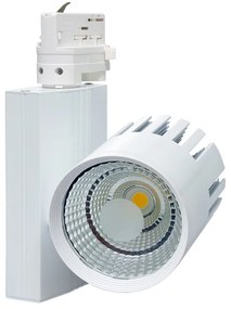 Ecolite Bílý lištový LED reflektor 30W 3F TR-TL-30W/BI