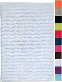 MSV CHENILLE koupelnová předložka 60 x 90 cm bílá / mikrovlákno / prot