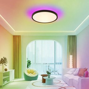 Immax NEO LITE TUDO Smart stropní svítidlo RGB podsvícení 60cm 65W Tuya WiFi Beacon černá