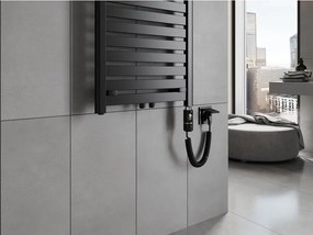 Mexen Uran, elektrické topné těleso 1800x500 mm + topná tyč 900 W, černá, W105-1800-500-2900-70