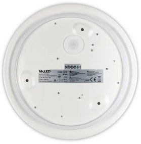 LED svítidlo McLED Cala 12D 12W IP44 2700K teplá bílá, s pohybovým čidlem ML-411.221.32.0