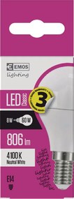 Emos lighting LED žárovka Classic Mini Globe 7,3W E14 neutrální bílá