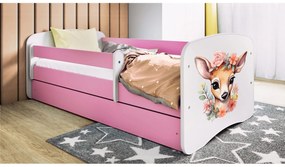 Dětská postel Babydreams Bambi růžová
