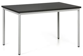 Jídelní stůl TRIVIA, světle šedá konstrukce, 1200 x 800 mm, wenge
