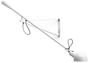 Flos A0320009 265 small, bílé nástěnné svítidlo s 152cm dlouhým ramenem, 1x75W E27